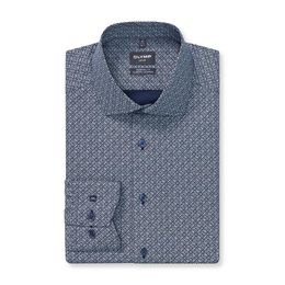OLYMP Hemd "Luxor" - Modern fit - in Dunkelblau - 57% | Gr&ouml;&szlig;e 44 | Herren-plussize