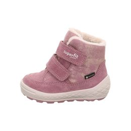 Superfit Leder-Winterboots "Groovy 2.0" in Rosa - 53% | Gr&ouml;&szlig;e 29 | Kinderstiefel