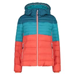 CMP Steppjacke in Orange/ Türkis - 56% | Größe 36 | Damenjacken