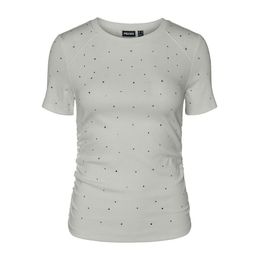 Pieces Shirt "Tyler" in Hellgrau - 60% | Größe XS | Damen-tops