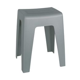 Wenko Badezimmer-Hocker "Kumba" in Grau - (B)38 x (H)47 x (T)32 cm - 33% | Sitzmoebel