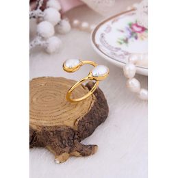 Pierres delicates Vergold. Ring mit Perlen - 11% | Schmuck