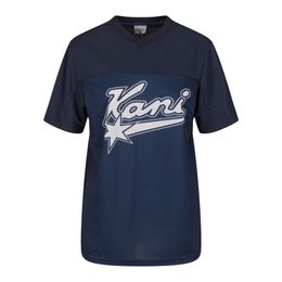 Karl Kani T-Shirt 'Varsity Star' Damen Gr&ouml;&szlig;e L nachtblau / dunkelblau / wei&szlig;