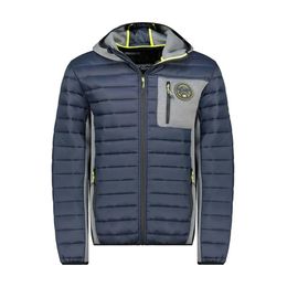 Geographical Norway &Uuml;bergangsjacke "Boaz" in Dunkelblau/ Grau - 65% | Gr&ouml;&szlig;e XL | Herren-plussize
