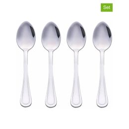 Villa d ́Este 4er-Set: Kaffeelöffel "Antique" in Silber - (H)21 cm - 22% | Gedeckter-tisch
