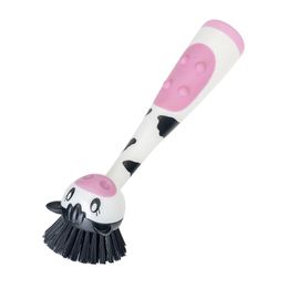 Vigar Spülbürste "Moo" in Rosa/ Schwarz/ Weiß - (H)25 cm - 33% | Putzutensilien