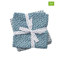 Done by Deer 2er-Set: Mulltücher "Happy dots" in Blau - (L)70 x (B)70 cm - 34% | Baby-spucktuecher