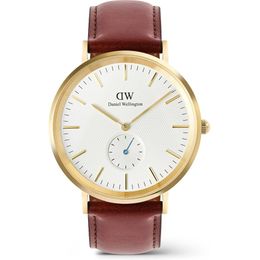Daniel Wellington Analoguhr Herren Gr&ouml;&szlig;e One Size gold / bordeaux