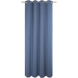 WIRTH Vorhang »Trondheim B« Ösen 1 Stk. tlg. nach Maß royalblau Obermaterial: 100% Polyacryl 275 cm