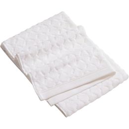 Esprit Handtuch &raquo;Modern Grid&laquo; Hoch-Tiefstruktur in Steppoptik white Obermaterial: 100% Baumwolle B/L: 50 cmx100 cm