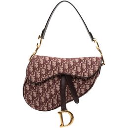 Christian Dior Hobo Bags - Oblique Canvas Saddle Bag - Gr. unisize - in Rot - f&uuml;r Damen