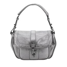 Abro Hobo Bags - Schultertasche STAR SADDLE - Gr. unisize - in Dunkelgrau - f&uuml;r Damen