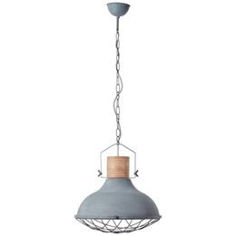 Brilliant Pendelleuchte »Emma« E27 1 Stk. Hängelampe 47cm grau Beton