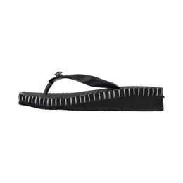 Uzurii Slipper & Pantoletten - Zehentrenner Switch Mid Heel Black - Gr. 37_38 - in Schwarz - f&uuml;r Damen