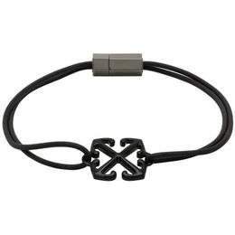 Off-White Armb&auml;nder - Arrow Logo Bracelet - Gr. M - in Schwarz - f&uuml;r Damen