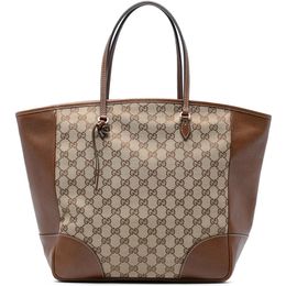 Gucci Shopper - GG Canvas Bree Tote - Gr. unisize - in Braun - f&uuml;r Damen