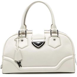 Louis Vuitton Crossbody Bags - Epi Bowling Montaigne GM - Gr. unisize - in Wei&szlig; - f&uuml;r Damen