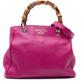 Gucci Hobo Bags - Small Calfskin Bamboo Shopper Satchel - Gr. unisize - in Gold - f&uuml;r Damen