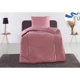 my home Steppbett + Kopfkissen &raquo;Microlux, Bettdecke 135x200 cm, 155x220 cm&laquo; Set mit Kissen 40x80 cm, 80x80 cm, Sommer, Herbst, Winter in 4 Farben...