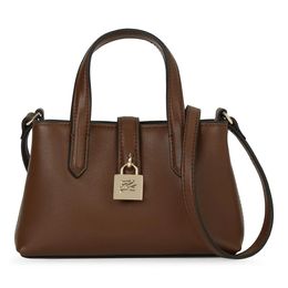 K by KARL LAGERFELD Karl Lagerfeld Crossbody Bags - K/Autograph Mini-Umh&auml;ngetasche mit Vorh&auml;ngeschloss - Gr. unisize - in Braun - f&uuml;r Damen