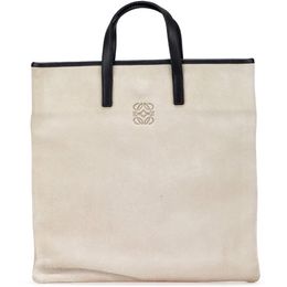 Loewe Shopper - Anagram Suede Tote - Gr. unisize - in Braun - f&uuml;r Damen