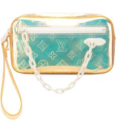 Louis Vuitton Clutches - Monogram Prism Pochette Volga - Gr. unisize - in Wei&szlig; - f&uuml;r Damen