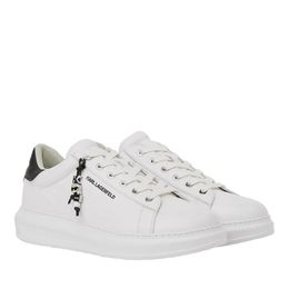 K by KARL LAGERFELD Karl Lagerfeld Low-Top Sneaker - Kapri Ikon Sneakers mit Anh&auml;nger - Gr. 45 (EU) - in Wei&szlig; - f&uuml;r Damen