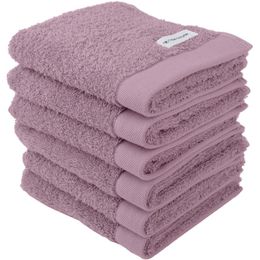 Tom Tailor HOME G&auml;stehandtuch &raquo;COLOR BATH&laquo; 100% Baumwolle, 30x50 cm, uni, gro&szlig;e Farbauswahl Cozy Mauve Obermaterial: 100% Baumwolle B/L: 30 cmx50 cm