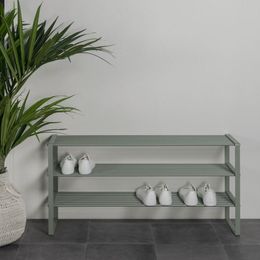 SPINDER DESIGN Schuhregal &raquo;REX SR 2 - 100 cm&laquo; 1 Stk. tlg. Regal aus Stahl, wahlweise Breite 70 cm oder 100 cm Dusty Green Regal aus Stahl,...