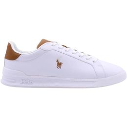 Ralph Lauren Low-Top Sneaker - Sneakers Whitetan - Gr. 41 (EU) - in Wei&szlig; - f&uuml;r Damen