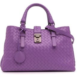 Bottega Veneta Hobo Bags - Small Nappa Intrecciato Roma Satchel - Gr. unisize - in Orange - f&uuml;r Damen
