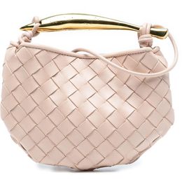 Bottega Veneta Hobo Bags - Baby Lambskin Intrecciato Sardine - Gr. unisize - in Gold - f&uuml;r Damen