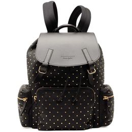 Burberry Rucks&auml;cke - Leather Studded Rucksack Backpack - Gr. unisize - in Schwarz - f&uuml;r Damen