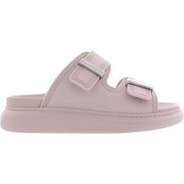 Alexander McQueen Slipper & Pantoletten - Dames Hybrid Slide roze/zilver - Gr. 40 (EU) - in Gold - f&uuml;r Damen