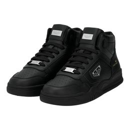 Philipp Plein Low-Top Sneaker - Mid-Top Turnschuhe Street - Gr. 39 (EU) - in Schwarz - f&uuml;r Damen