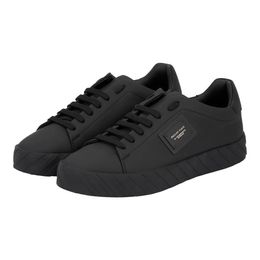 Philipp Plein Low-Top Sneaker - Lo-Top Turnschuhe Placca - Gr. 39 (EU) - in Schwarz - f&uuml;r Damen