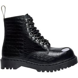 Arte Antwerp Stiefeletten - 1460 PASCAL BEX STEEL TOE LEATHER BOOTS BLACK - Gr. 43 (EU) - in Schwarz - f&uuml;r Damen