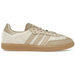 Adidas Low-Top Sneaker - Adidas Samba OG Crochet Pack Sand Strata (Women's) - Gr. 38_2_3 - in Beige - f&uuml;r Damen