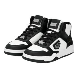 Philipp Plein Low-Top Sneaker - Mid-Top Turnschuhe Street - Gr. 42 (EU) - in Wei&szlig; - f&uuml;r Damen