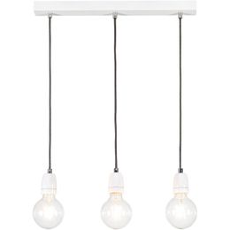BRITOP LIGHTING H&auml;ngeleuchte &raquo;Porcia&laquo; E27 1 Stk. Dekorative Leuchte aus Ceramik, pass. LM E27 / exkl., Made in Europe wei&szlig;