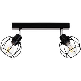 BRITOP LIGHTING Deckenleuchte &raquo;Phiphi&laquo; E27 1 Stk. Dekorative Leuchte aus Metall, passende LM E27 / exkl., Made in Europe schwarz
