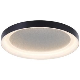 Brilliant LED Deckenleuchte &raquo;Quito&laquo; 1 Stk. Warmwei&szlig; LED-Deckenlampe, 33 cm, Glitzereffekt, 2700 lm, 3000 K, schwarz schwarz