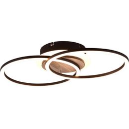 REALITY LEUCHTEN LED Deckenleuchte &raquo;GIRO, LED Deckenlampe 25W CCT 2700-6500K dimmbar Fernbedienung Memory&laquo; LED-Board 1 Stk. Farbwechsler warmwei&szlig;...