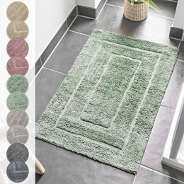 ANDIAMO Badematte &raquo;Havanna, 50x80 cm&laquo; H&ouml;he 7,5 mm fu&szlig;bodenheizungsgeeignet schnell trocknend Badteppich, Uni Farben, Hoch-Tief Effekt, verschiedene Designs 