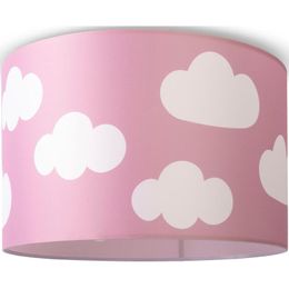 Paco Home Deckenleuchte &raquo;Hugo Cosmo&laquo; E27 Deckenleuchte Kinderzimmer Kinder Lampe Wolke Stoffschirm Rund E27 wei&szlig;