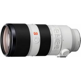 Sony Teleobjektiv &raquo;SEL70200GM&laquo; Zoomobjektiv, Vollformat wei&szlig;/schwarz Akku, Objektivr&uuml;ckdeckel, Stativbefestigung und Tasche inbegriffen