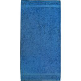 Dyckhoff Handtuch &raquo;Planet&laquo; blau Walkfrottier, Obermaterial: 100% Baumwolle