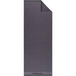 Egeria Saunatuch &raquo;Limo&laquo; Wellnesstuch 75x200 cm in leichter Qualit&auml;t, 100 % Baumwolle steingrau Obermaterial: 100% Baumwolle B/L: 75 cmx200 cm