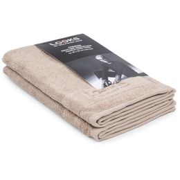 LOOKS by Wolfgang Joop G&auml;stehandt&uuml;cher &raquo;LOOKS&laquo; mit Logobestickung beige Obermaterial: 100% Baumwolle B/L: 30 cmx50 cm