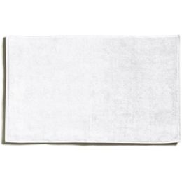 M&ouml;ve M&Ouml;VE Badematte &raquo;Bamboo&laquo; H&ouml;he 1 mm strapazierf&auml;hig Bambus-Zellstoff snow Obermaterial: 50% Baumwolle, 50% Viskose rechteckig (50 cm x 80 cm )
